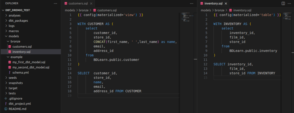 Démarrer un projet dbt avec Dremio - Synaltic